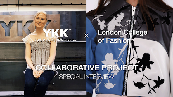【YKK × LCF】2024 YKKロンドンショールーム共同プロジェクト: Behind the Scenes 服飾作品 by Hannah Dye | YKK DIGITAL SHOWROOM
